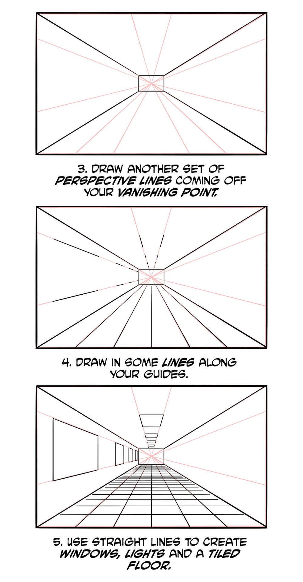 How to Draw in Perspective with Rob Deas – The Phoenix comic