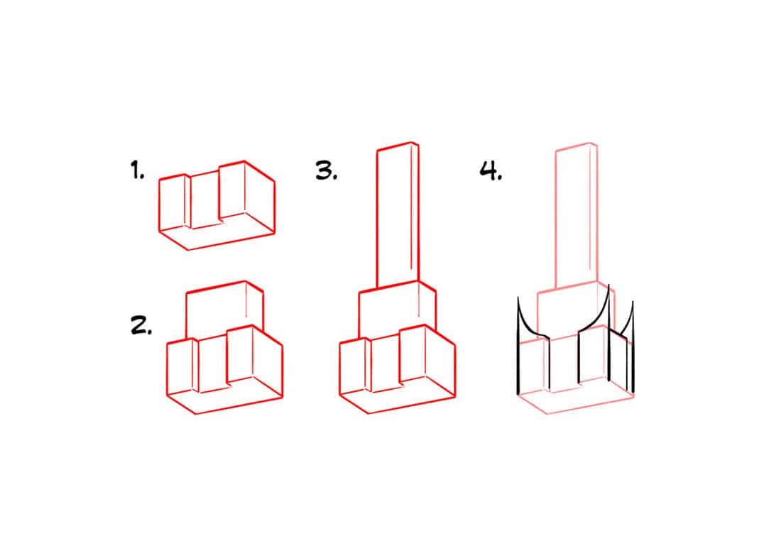 How to draw floating castles - The Phoenix comic