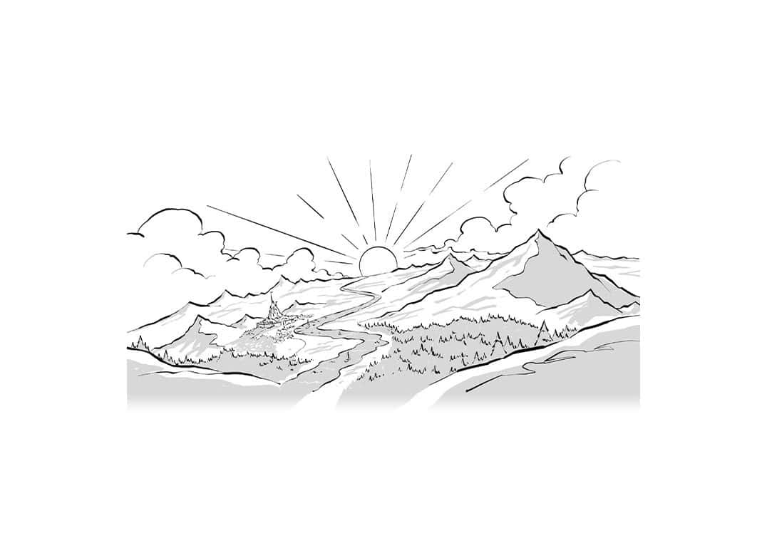 How to draw epic landscapes - The Phoenix comic