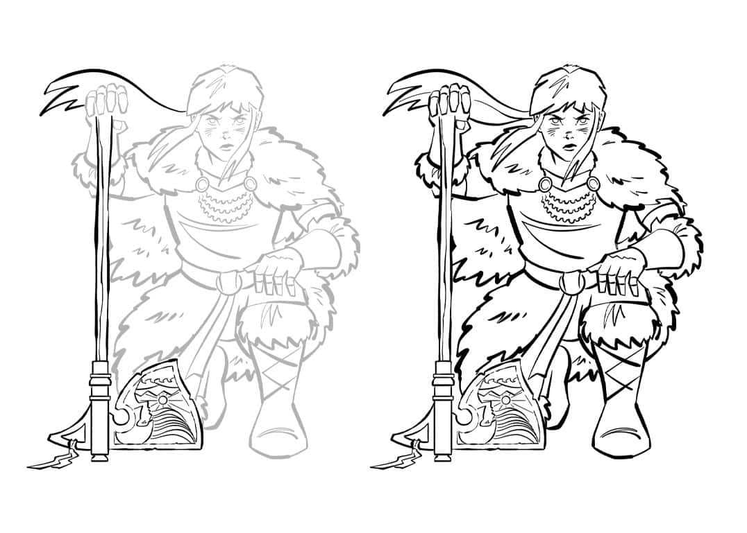 How to draw Fawn (Part 3) - The Phoenix comic